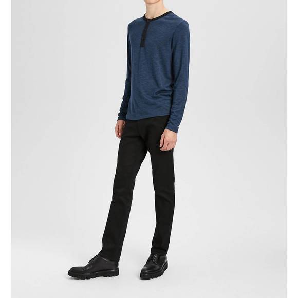 Theory | Shirts | New Theory Ringer Snap Henley Tee In River Multi ...